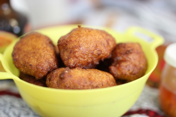 Beignets de maïs frais - Alice Pégie Cuisine