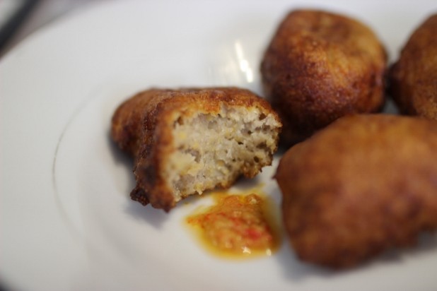 Beignets de maïs frais - Alice Pégie Cuisine