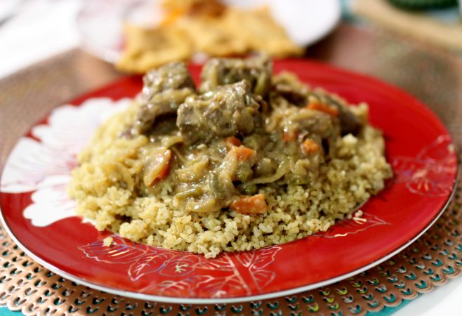 Le THIEBOU YAPP (riz à la viande) recette sénégalaise - Alice Pégie Cuisine