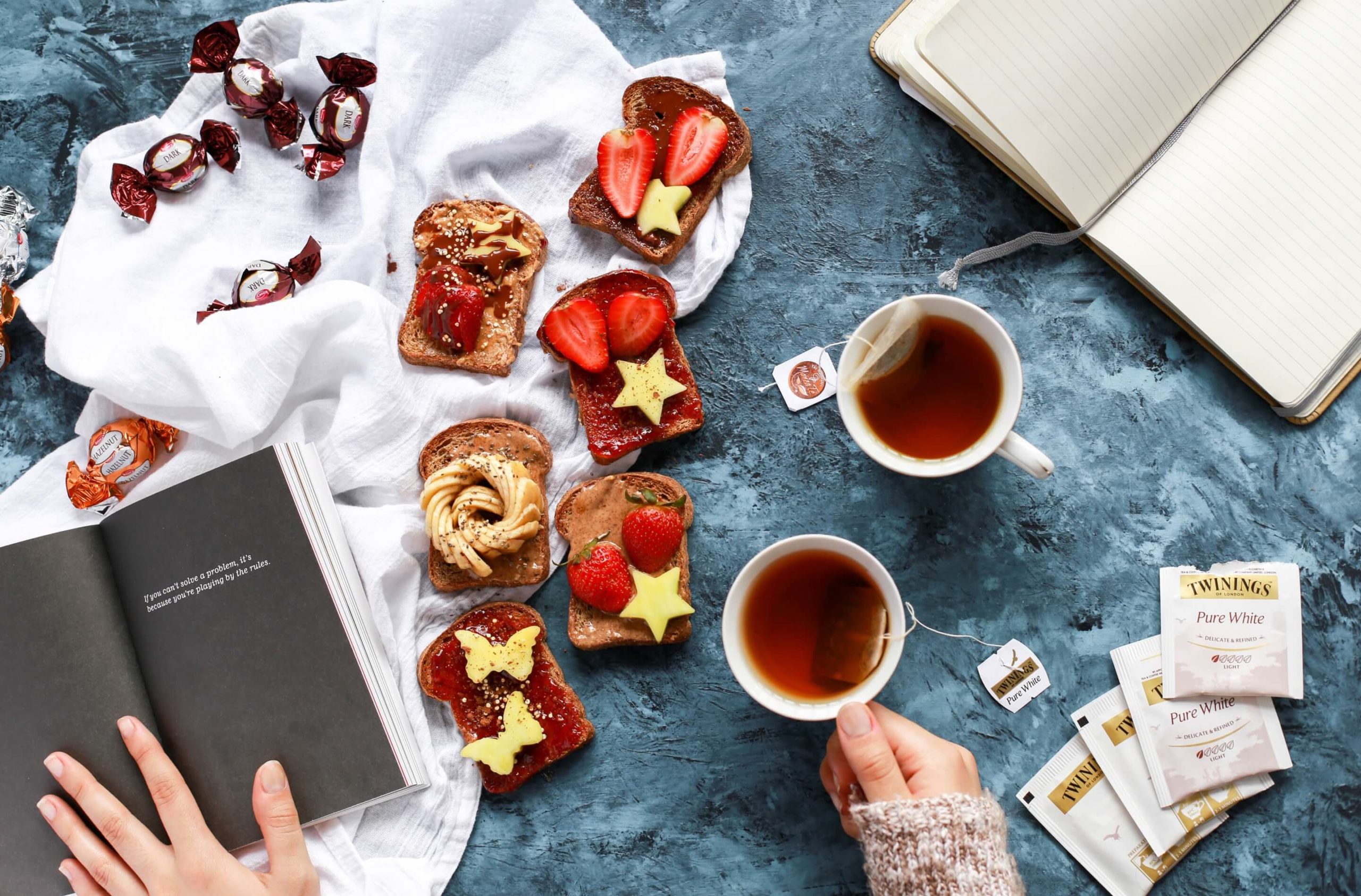 Why These Toasts with Tea are My New Favorite - Alice Pégie Cuisine